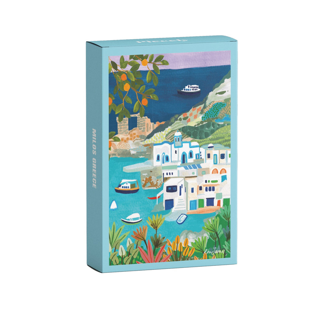 Milos Greece Mini by Piecely | 99 Piece Jigsaw Puzzle – Puzzledly