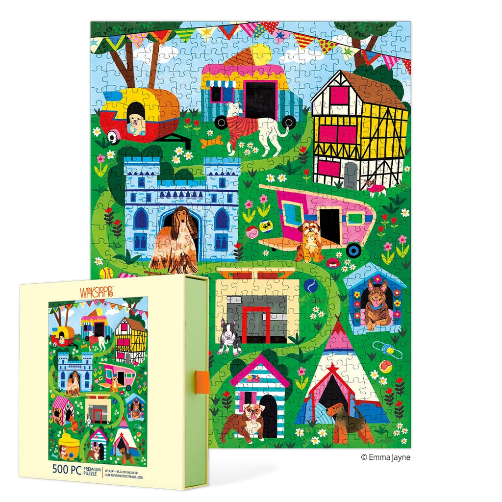 Doggie Dreamhouse by WerkShoppe | 500 Piece Jigsaw Puzzle – Puzzledly
