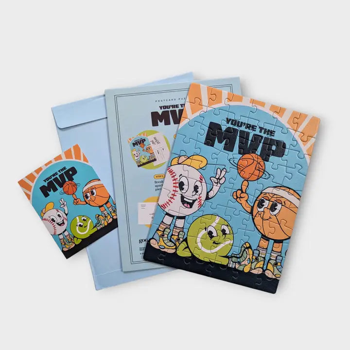 You're the MVP Postcard Puzzle by Goodfit Puzzles | 60 Piece Jigsaw ...