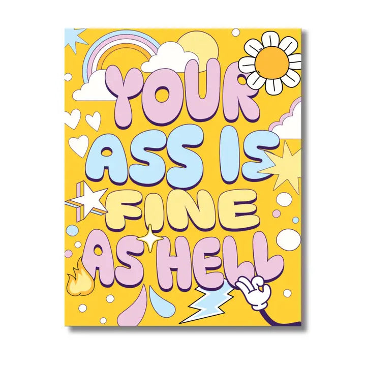 Your Ass Is Fine As Hell by FUN CLUB | 500 Piece Jigsaw Puzzle – Puzzledly
