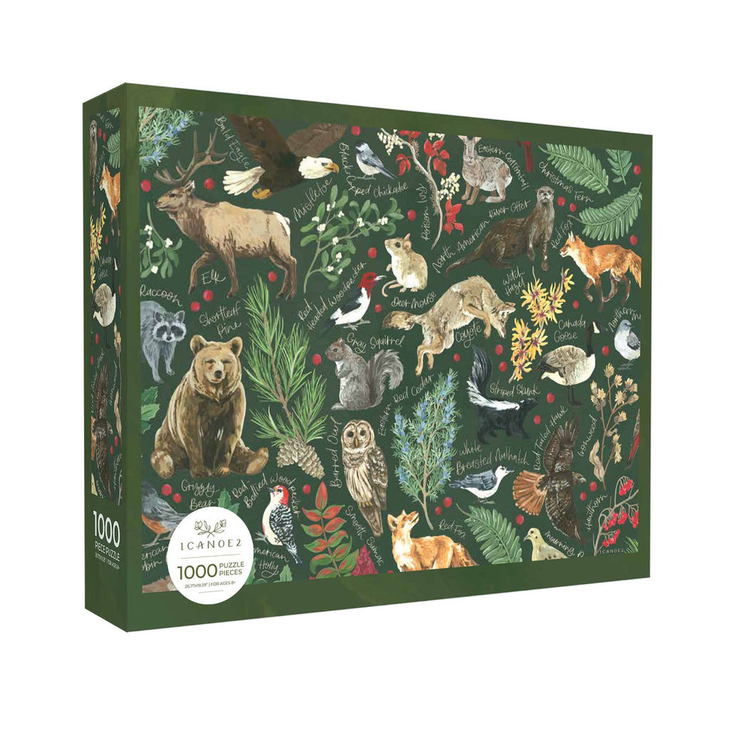 Winter Flora & Fauna | 1,000 Piece Jigsaw Puzzle – Puzzledly