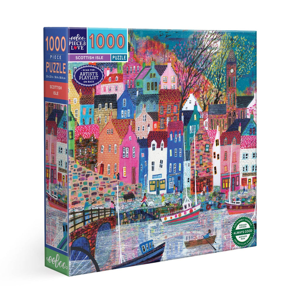 Scottish Isle by eeBoo | 1,000 Piece Jigsaw Puzzle – Puzzledly
