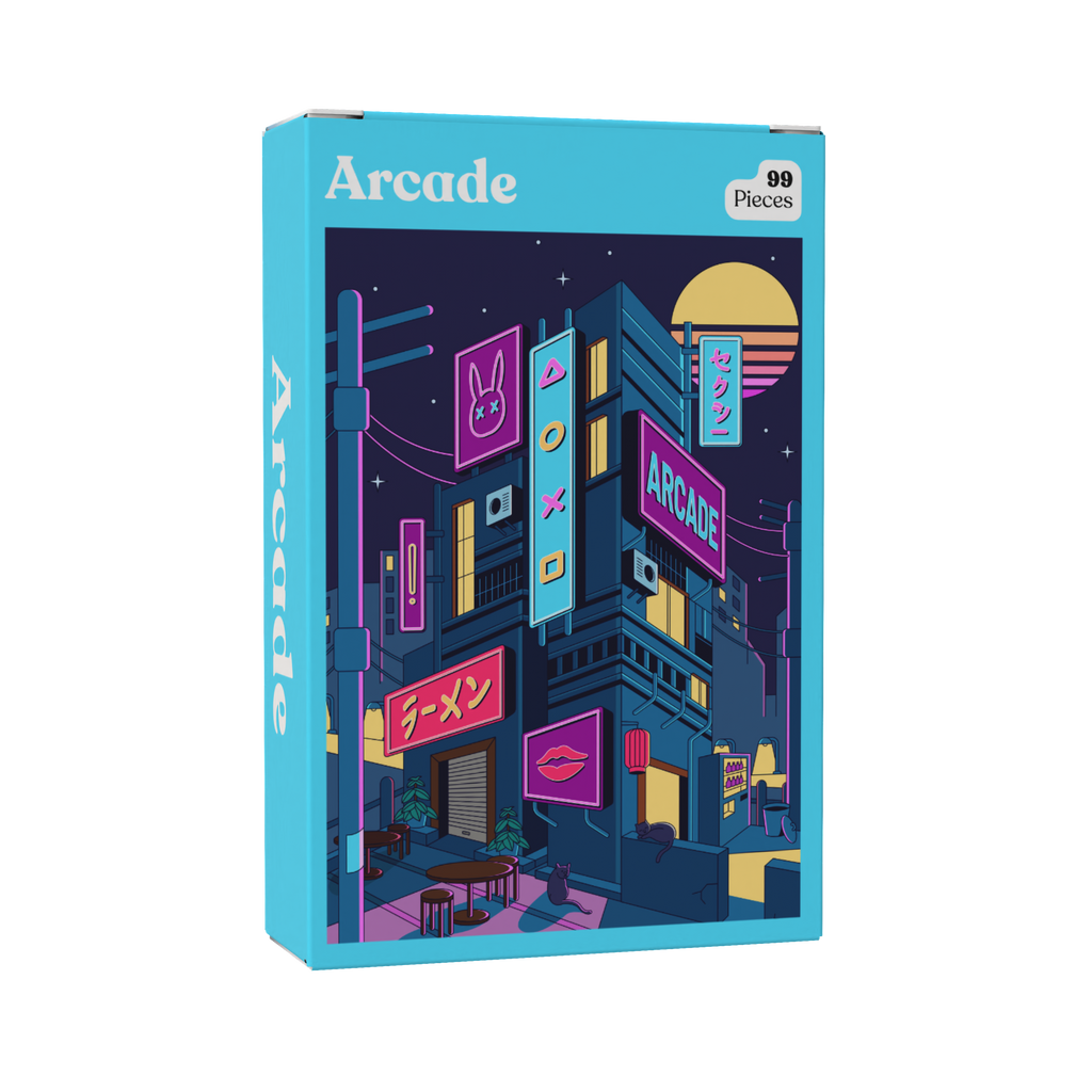 Arcade by Puzzledly | 99 Piece Jigsaw Puzzle