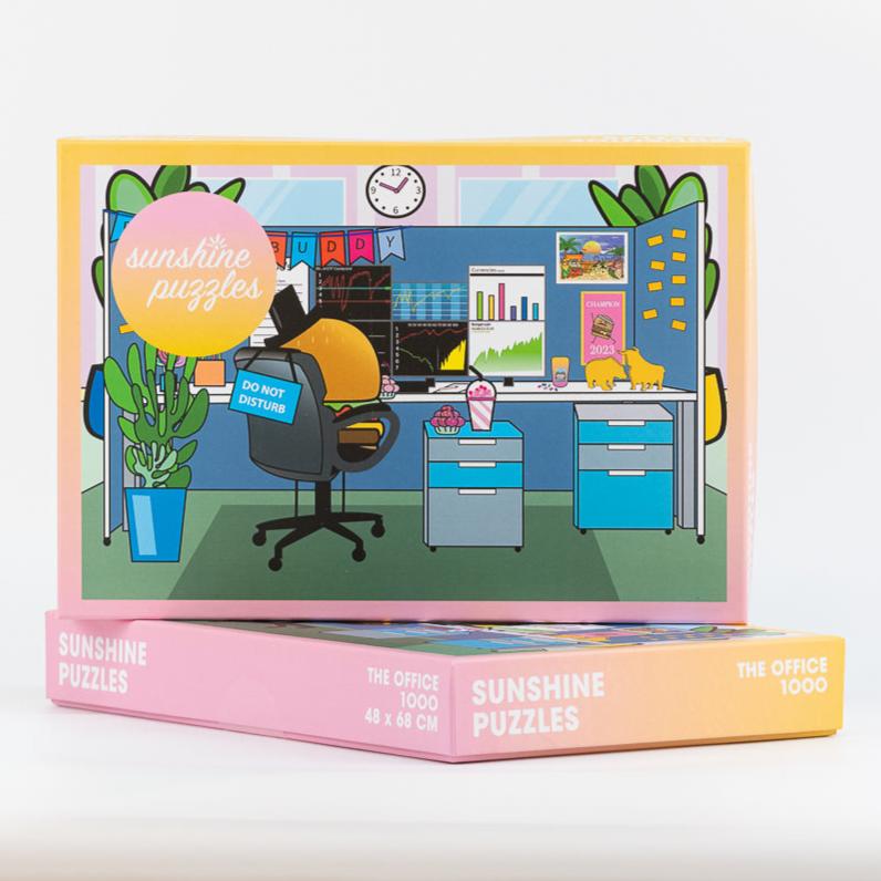 The Office by Sunshine Puzzles | 1,000 Piece Jigsaw Puzzle – Puzzledly