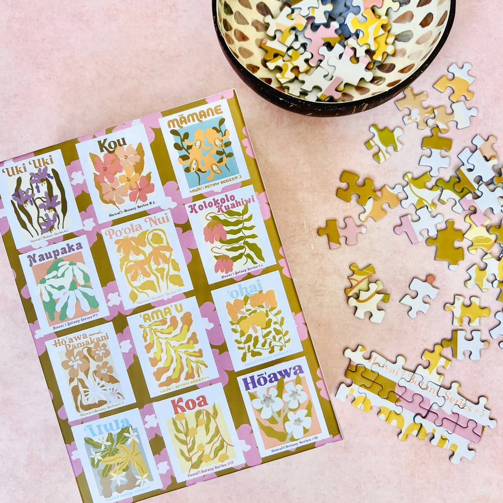 Botany Series by Surf Shack Puzzles | 1,000 Piece Jigsaw Puzzle – Puzzledly