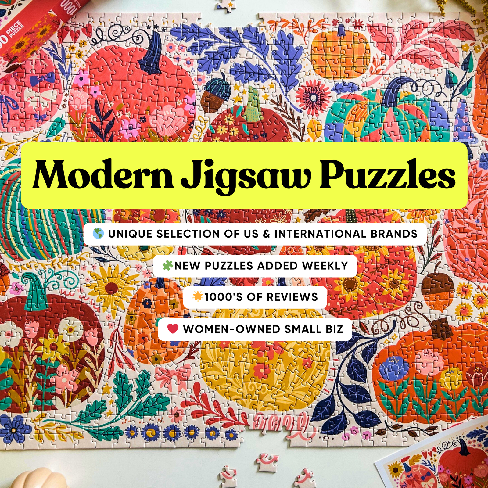 Modern Jigsaw Puzzles for Adults | Puzzledly.com