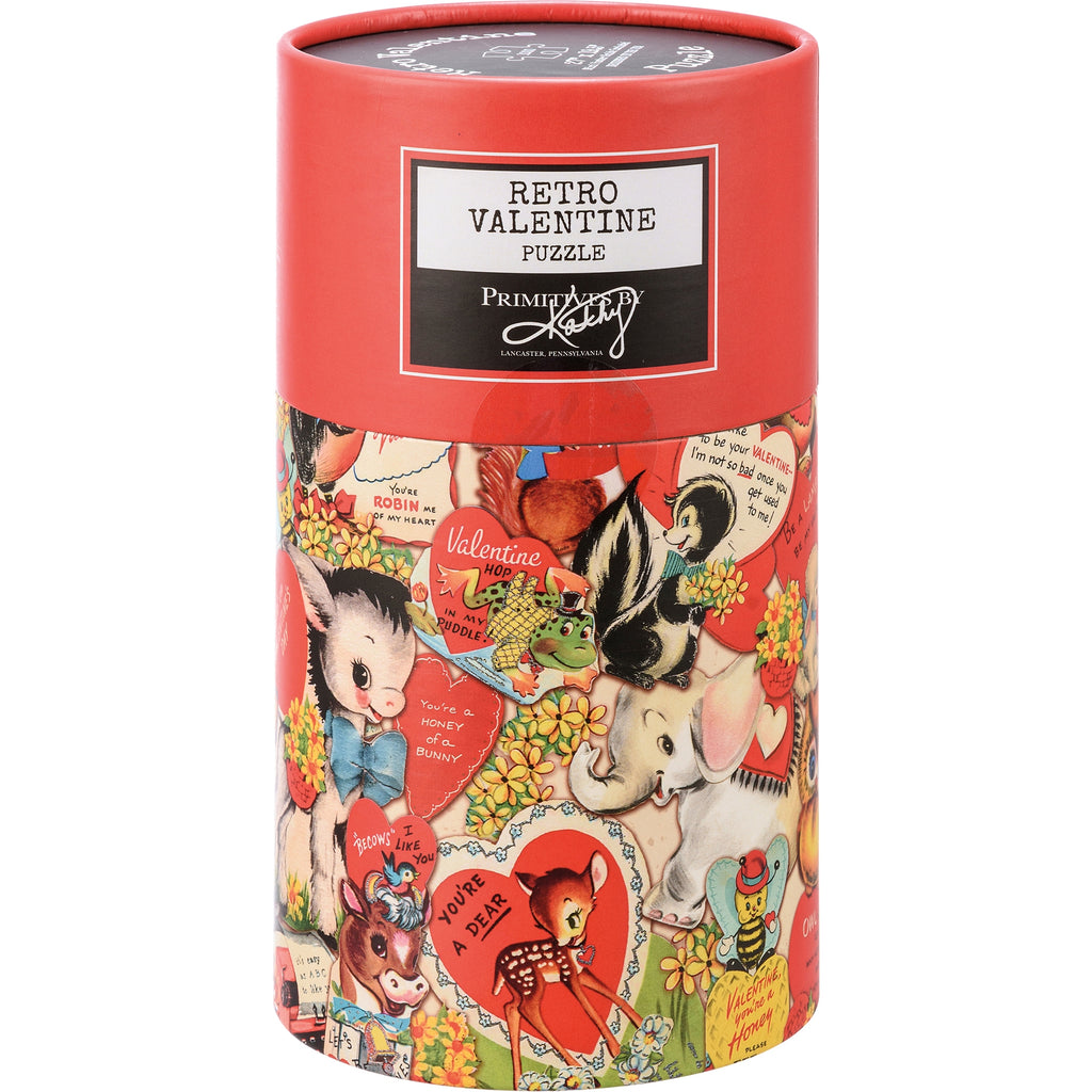Retro Valentine by Primitives by Kathy | 1,000 Piece Jigsaw Puzzle ...