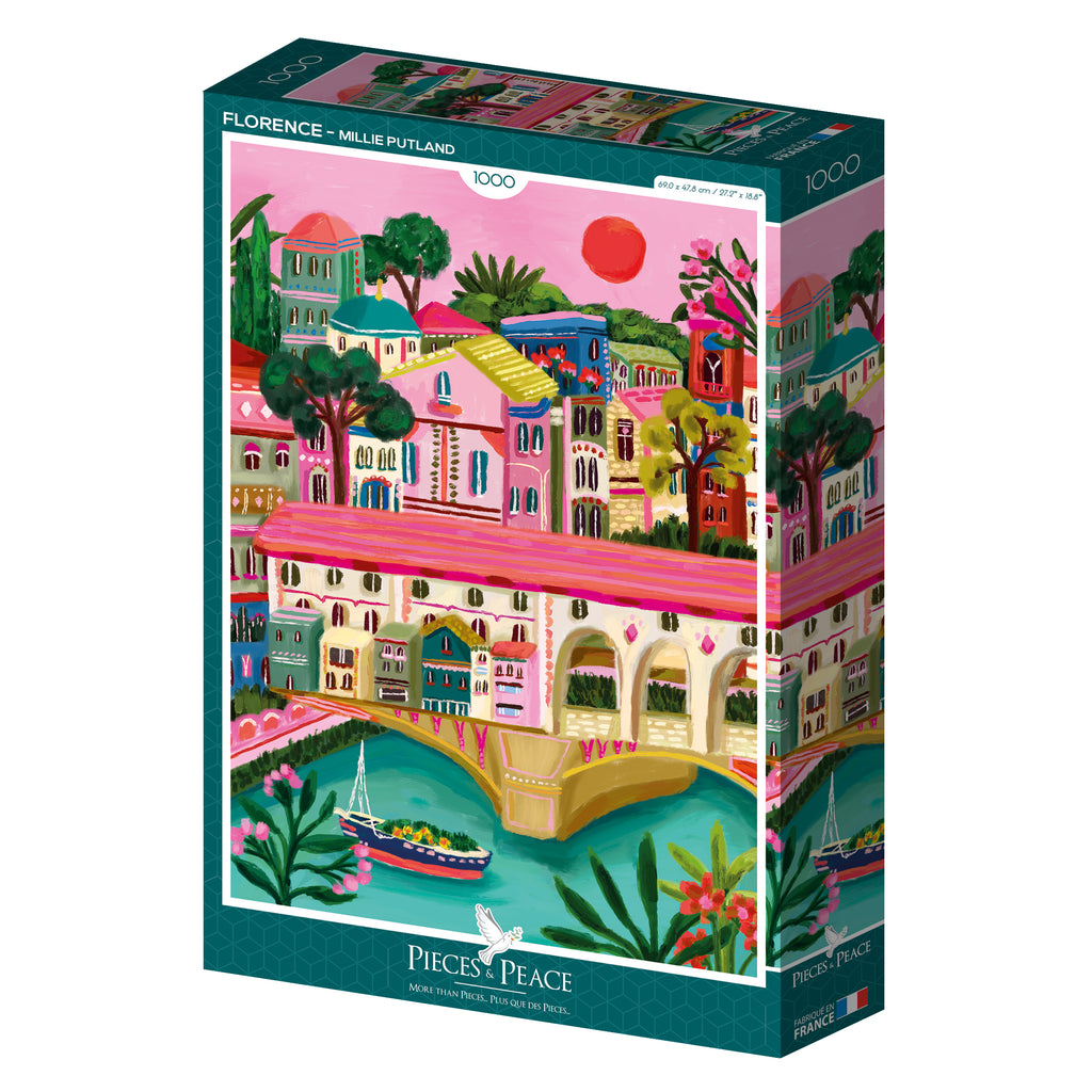 Florence by Pieces & Peace | 1,000 Piece Jigsaw Puzzle – Puzzledly
