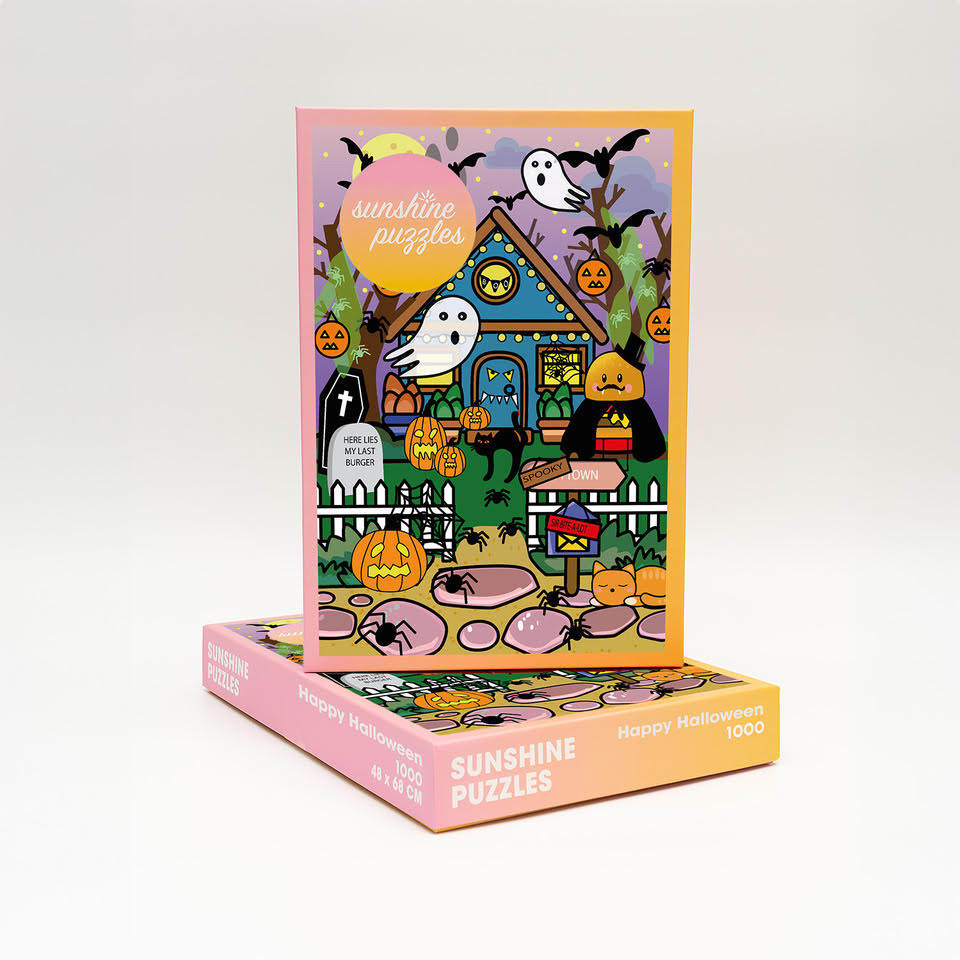 Happy Halloween by Sunshine Puzzles | 1,000 Piece Jigsaw Puzzle – Puzzledly