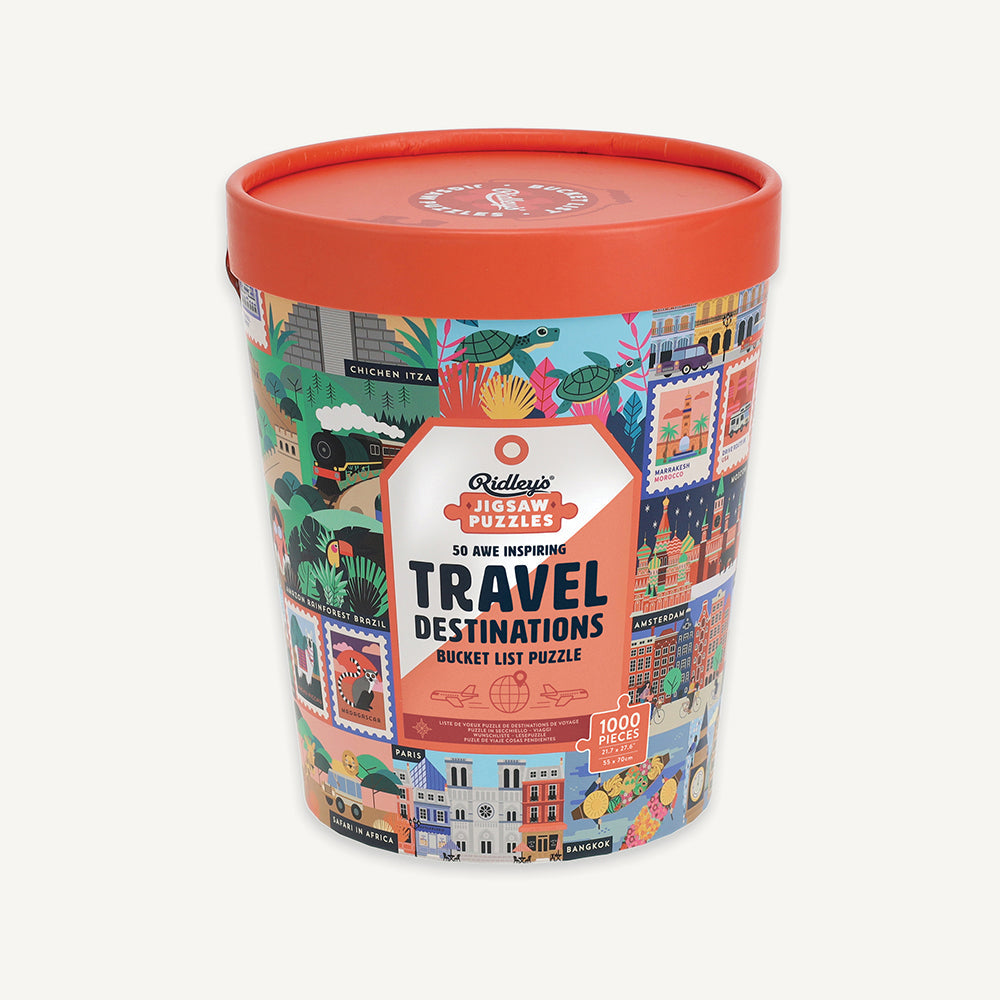 Travel Destination Bucket List by Ridley's | 1,000 Piece Jigsaw Puzzle ...