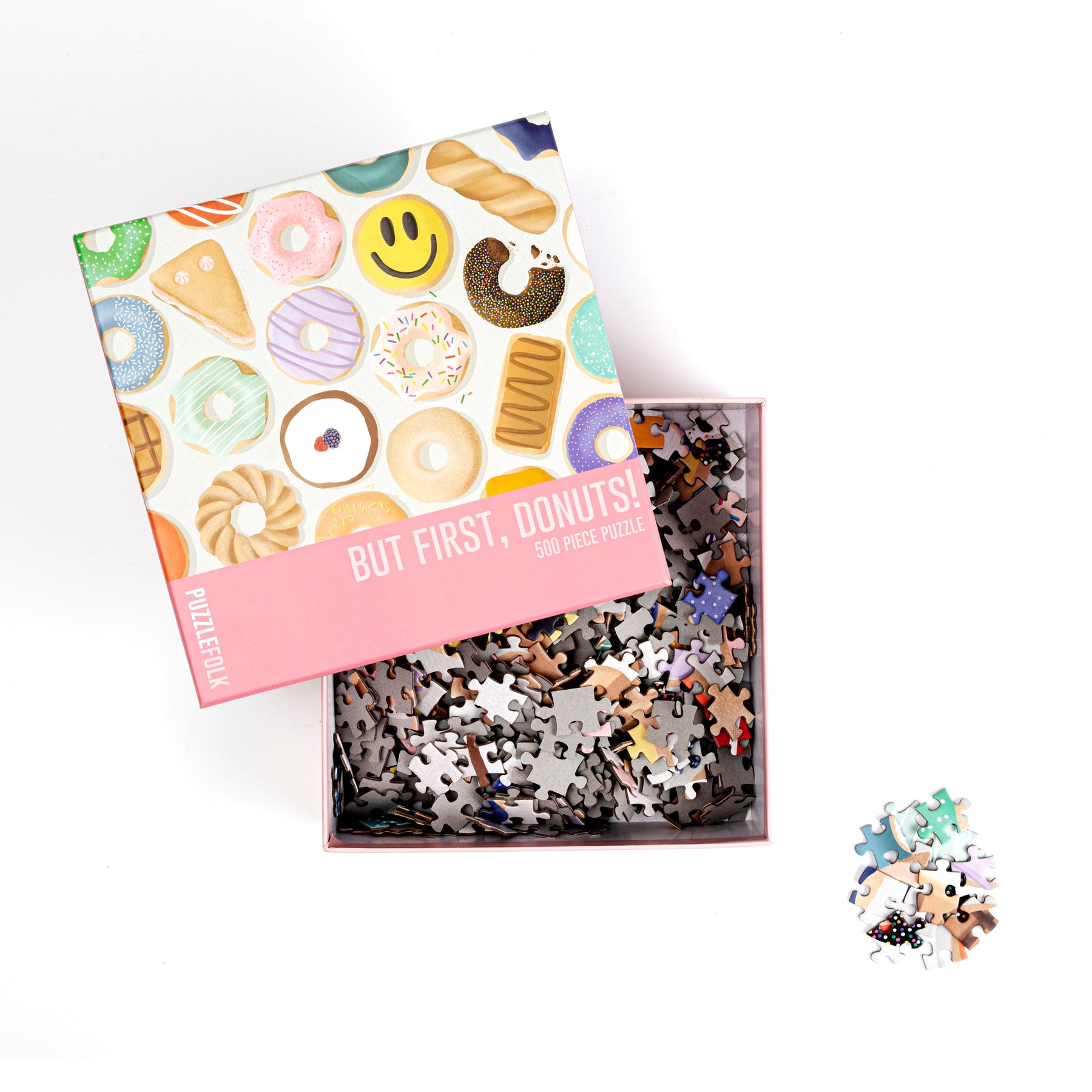 But First, Donuts! by Puzzlefolk | 500 Piece Jigsaw Puzzle