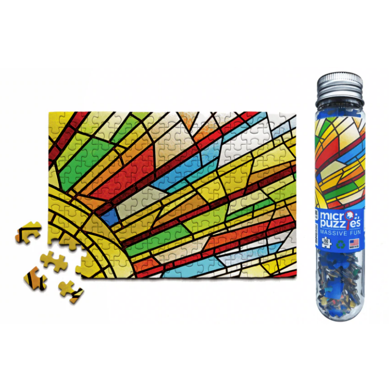 Stained Glass Window by MicroPuzzles | 150 Piece Jigsaw Puzzle – Puzzledly