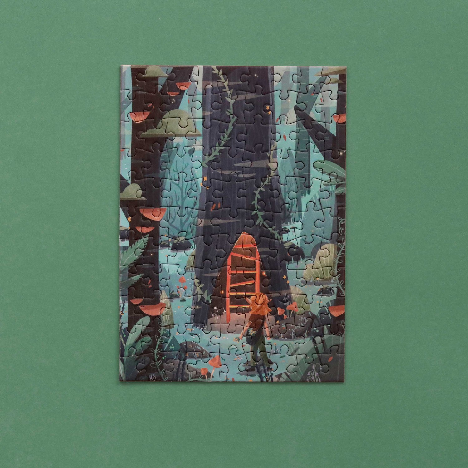 Arbre Enchanté by Trevell | 99 Piece Jigsaw Puzzle – Puzzledly