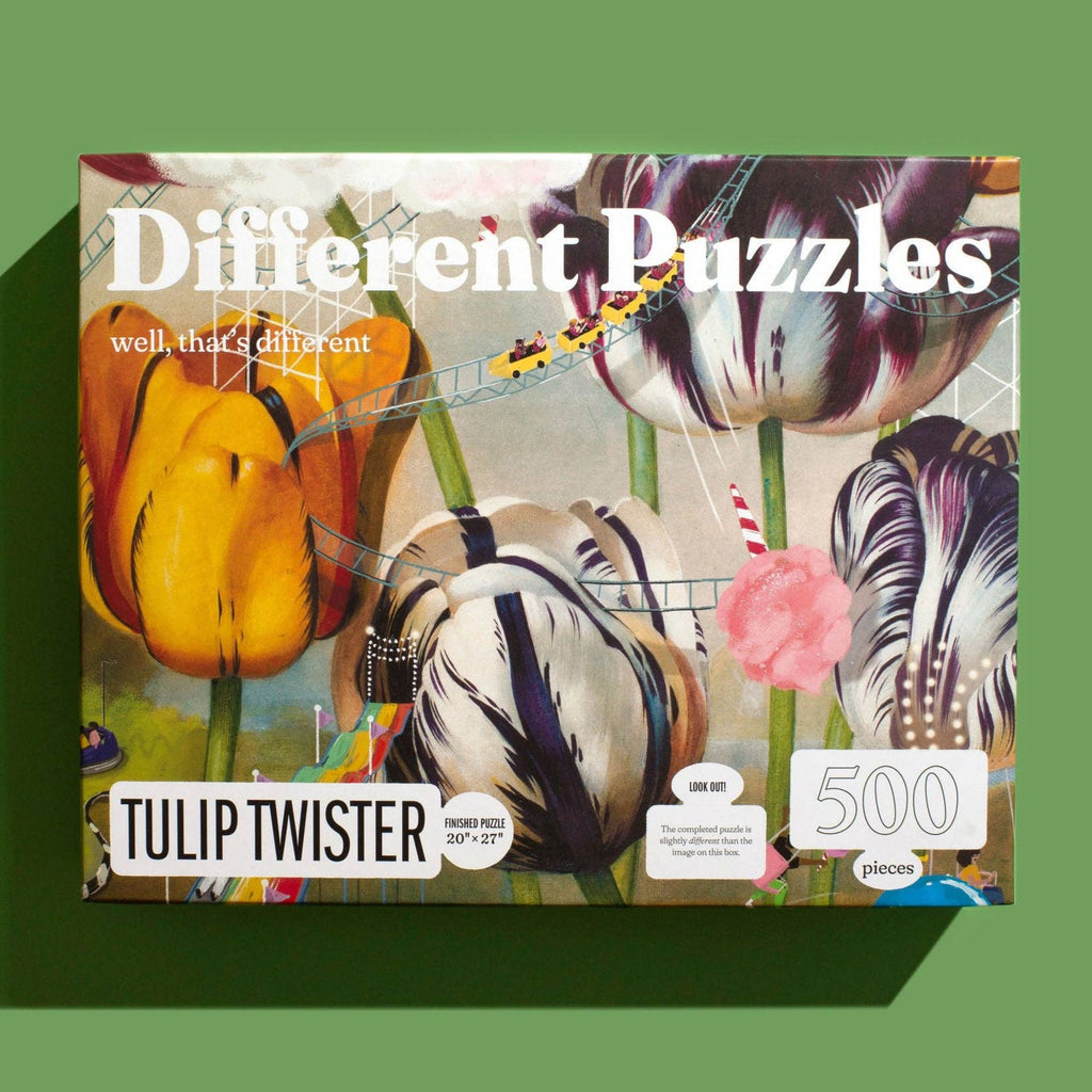 Twisting Tulips by Different Puzzles | 500 Piece Jigsaw Puzzle – Puzzledly