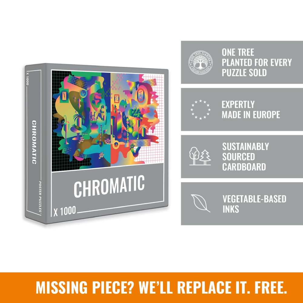 Chromatic by Cloudberries | 1,000 Piece Jigsaw Puzzle