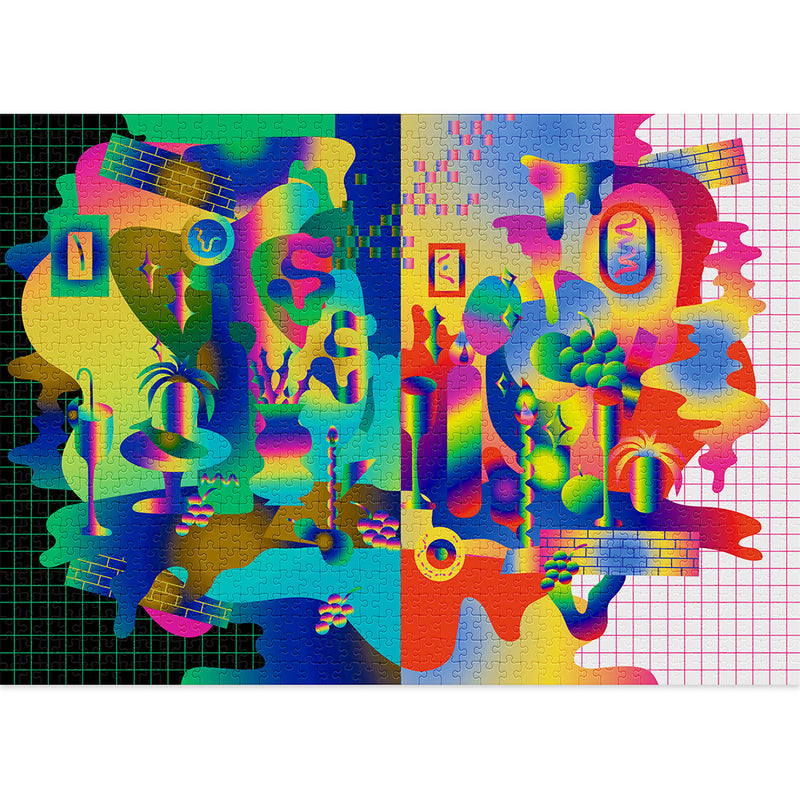 Chromatic by Cloudberries | 1,000 Piece Jigsaw Puzzle – Puzzledly